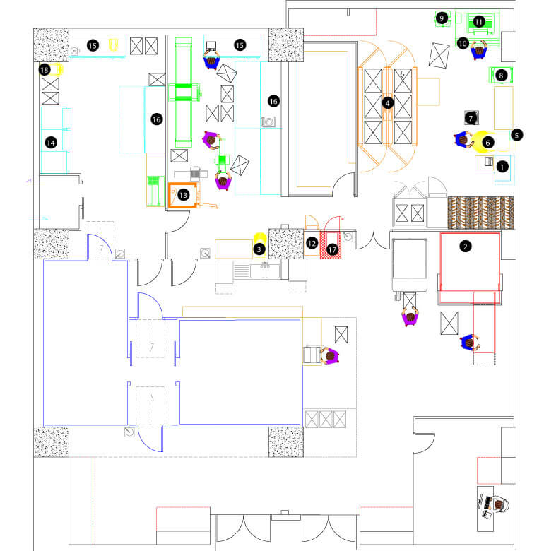 Baking area of 100m² - Bongard